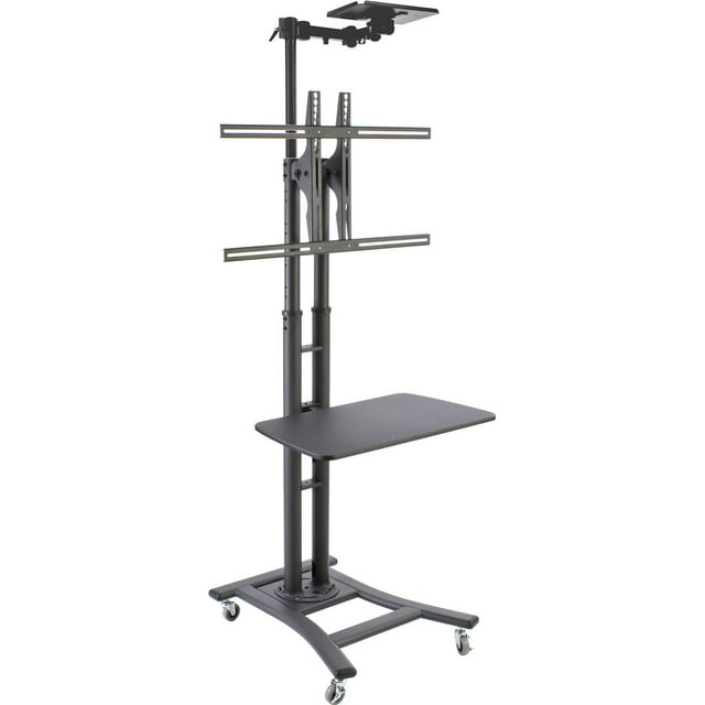 Floor TV Stand with Locking Wheels, 37" to 70" Television, Camera Tray ...