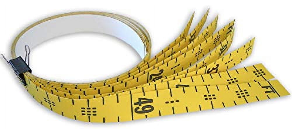 Floor Tape 2 Inch Wide X 50 Foot Long Vertical Up Fractional 1' Grads ...
