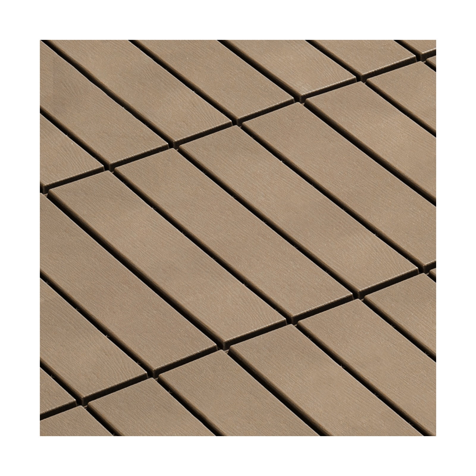 Floor Tile Snap Fit Multiple Mounting Styles with Open Mesh Outdoor ...
