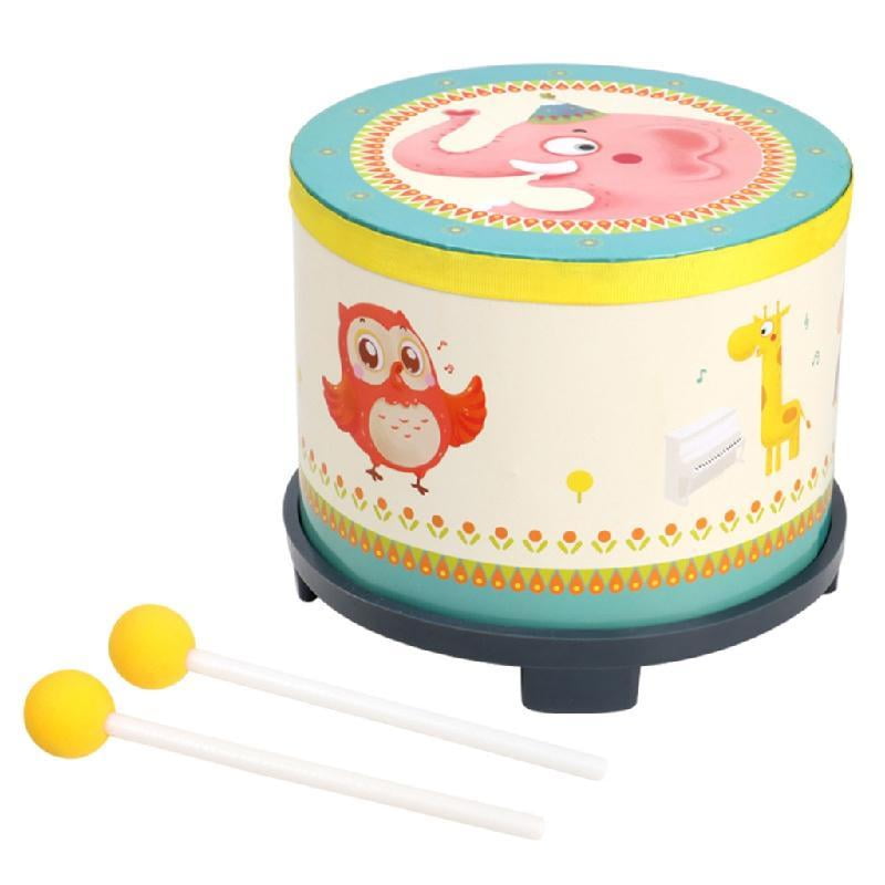 Floor Tom Drum Tambourine Drum Hand Drum Toy Musical Drums For Babies ...