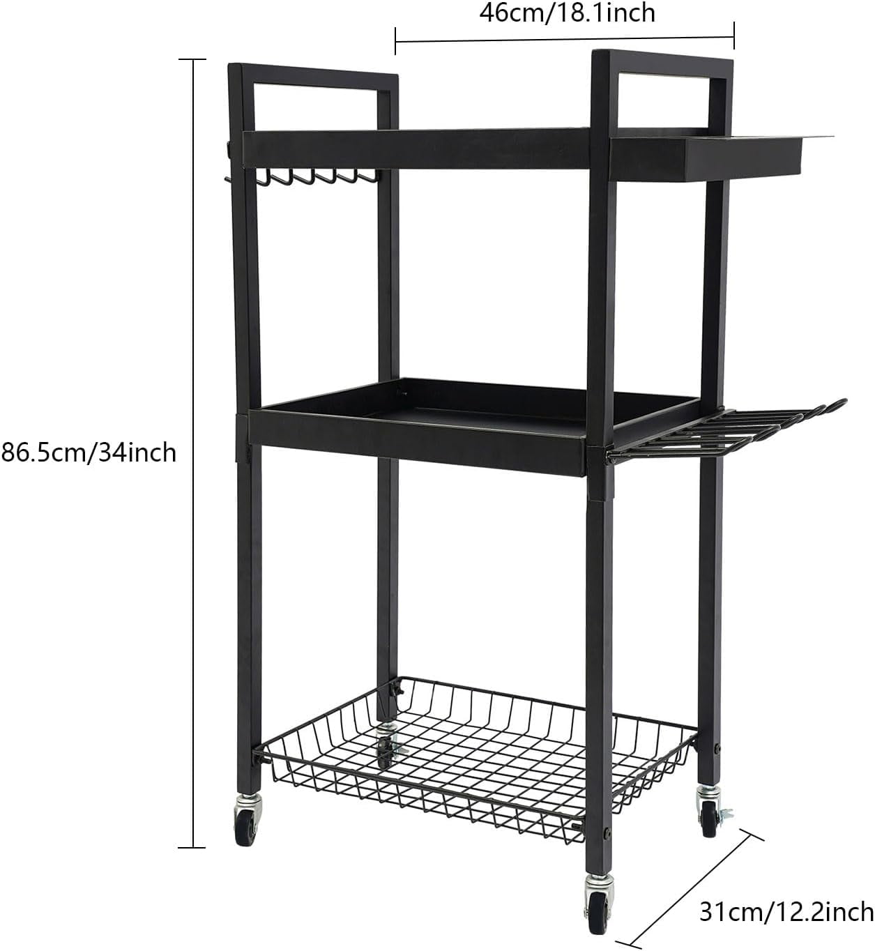 Floor Tool Storage Rack, Iron Storage Rack, Multifunctional Hand Drill ...