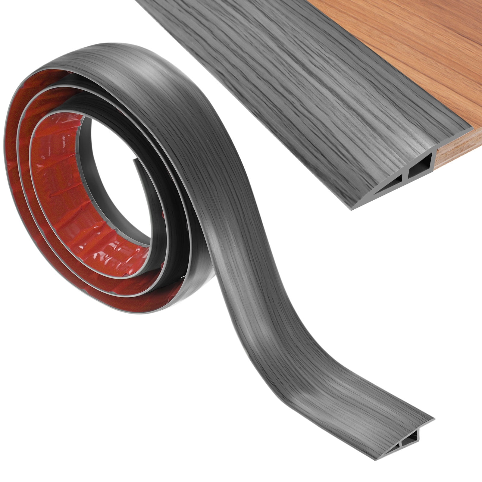 Floor Transition Strip, 6.56FT PVC Door Transition Strip Floor Cover ...