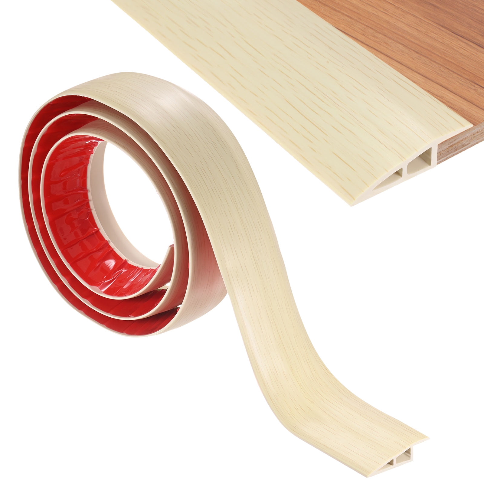 Floor Transition Strip, 6.56FT PVC Door Transition Strip Floor Cover ...