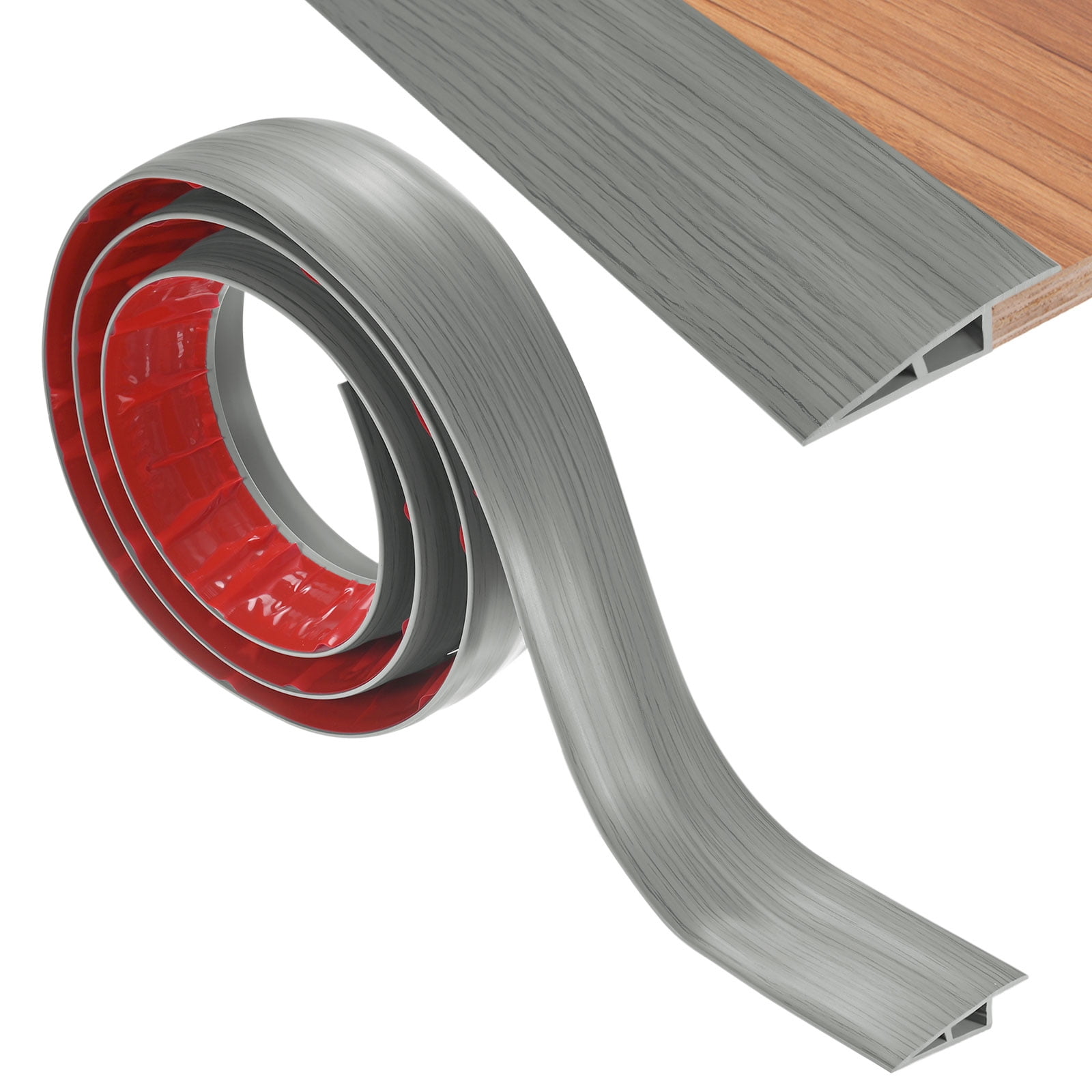 Floor Transition Strip, 6.56FT PVC Door Transition Strip Floor Cover ...