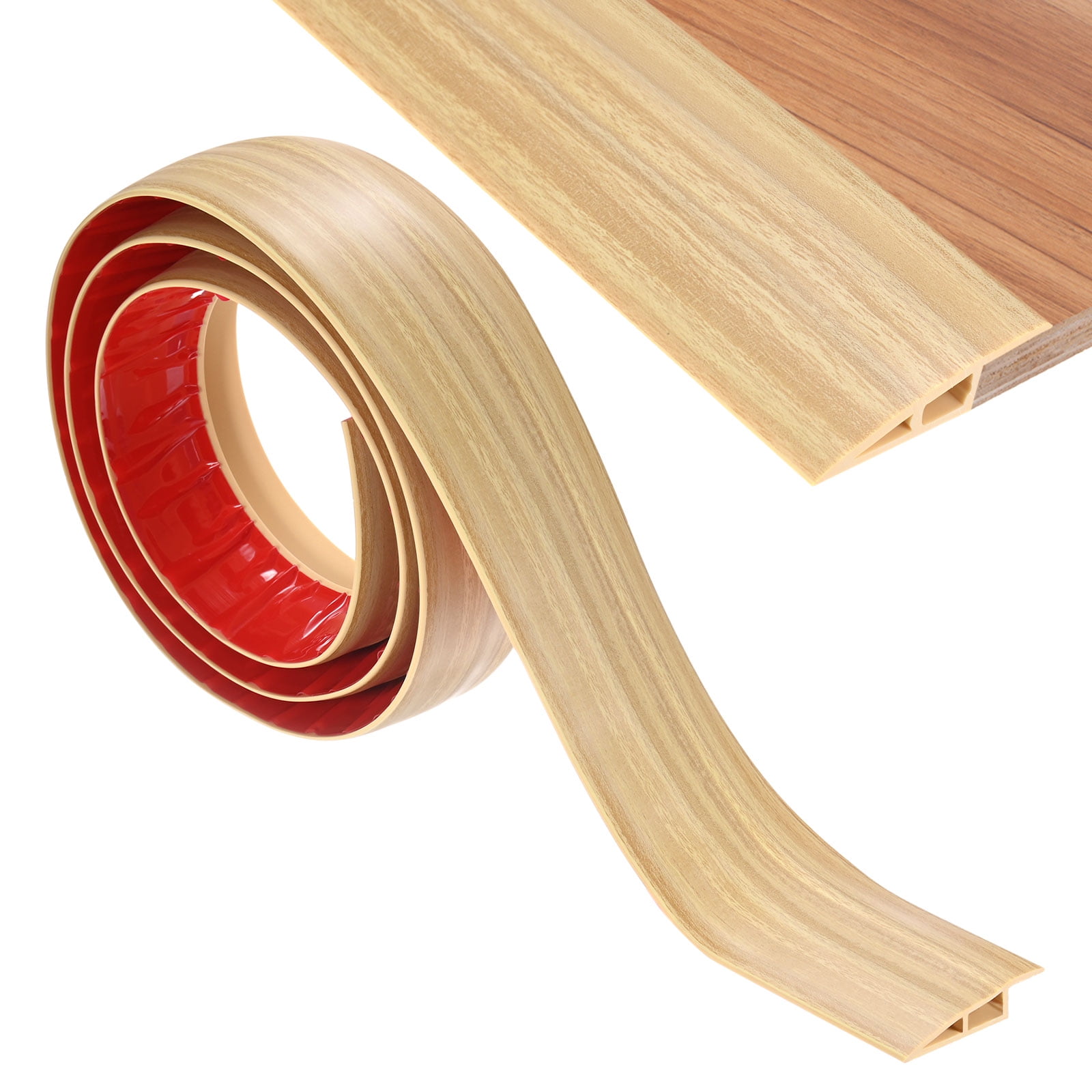 Floor Transition Strip, 6.56FT PVC Door Transition Strip Floor Cover ...