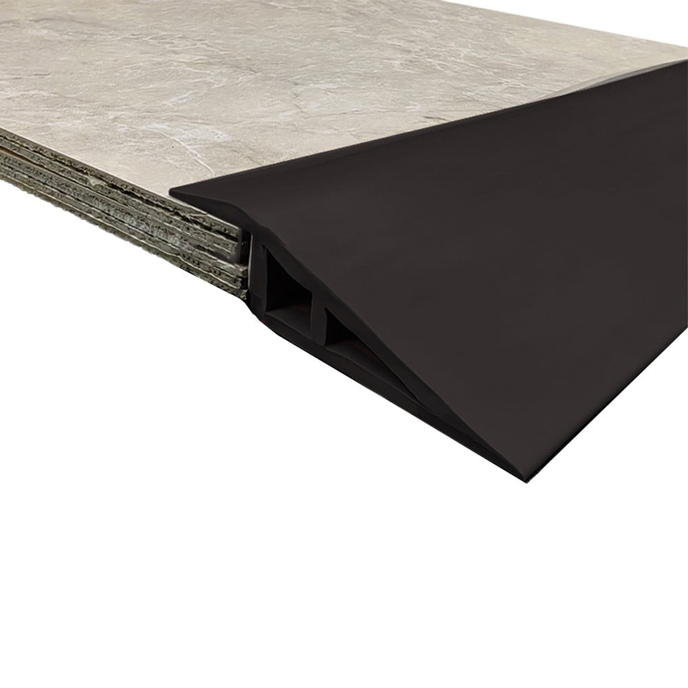 Floor Transition Strip Flat Laminate Floor Cover Strip 1M Black ...