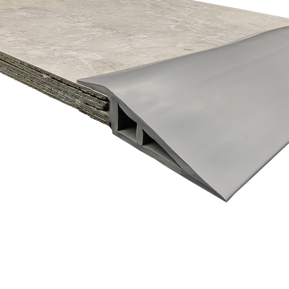 Floor Transition Strip Flat Laminate Floor Cover Strip 1M Grey ...