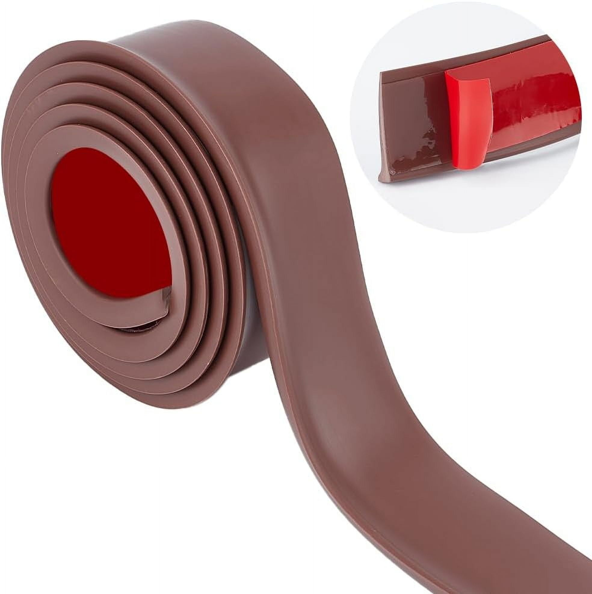 Floor Transition Strip Floor Cover Strips Brown PVC Self Adhesive ...