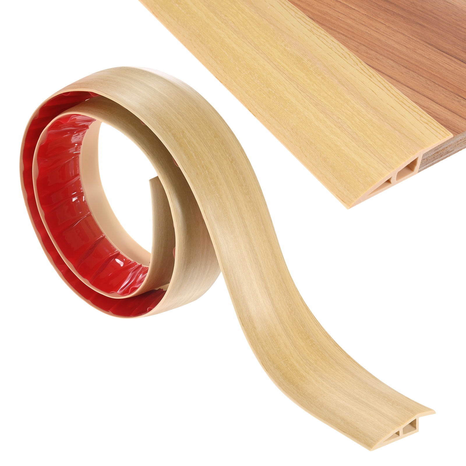 Floor Transition Strip Self Adhesive, 3.28FT PVC for Floors Heights ...