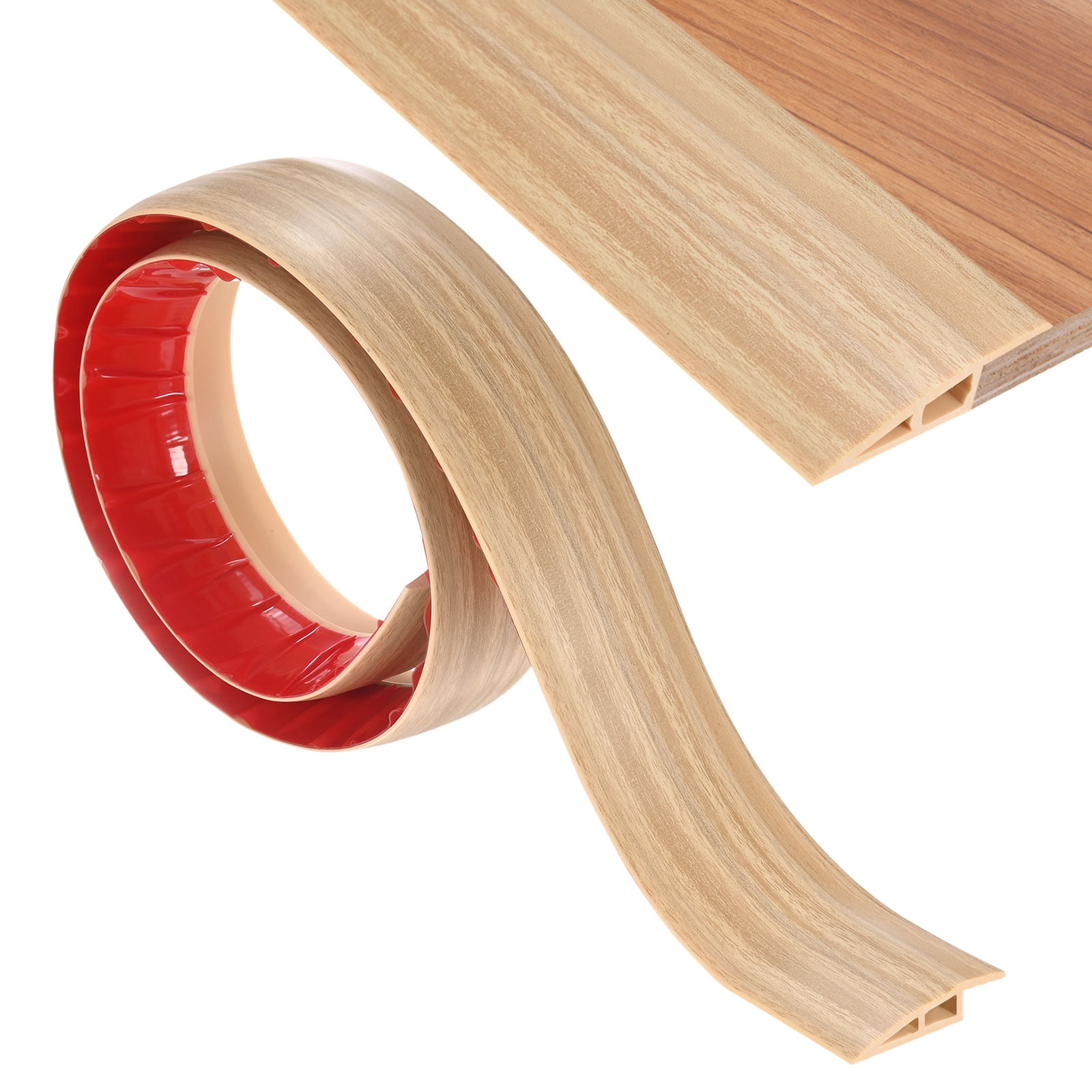 Floor Transition Strip Self Adhesive, 3.28FT PVC for Floors Heights ...