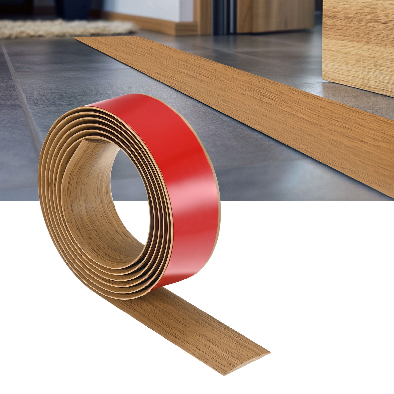 Floor Transition Strip Self Adhesive, 6.56FTx1.58Inch PVC Door ...