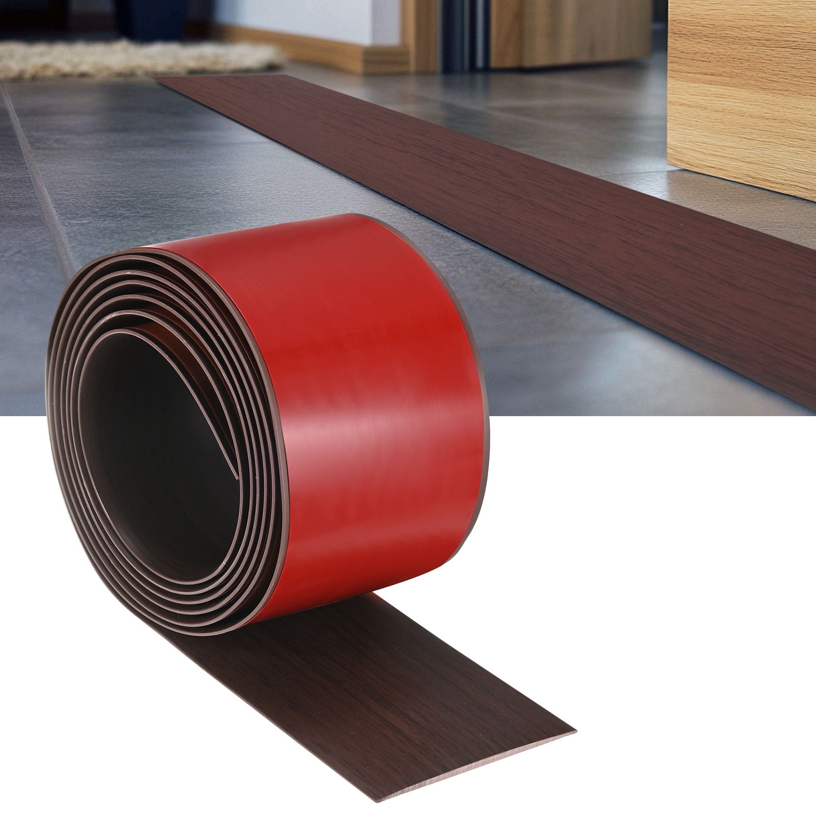 Floor Transition Strip Self Adhesive, 6.56FTx2.99Inch PVC Door ...