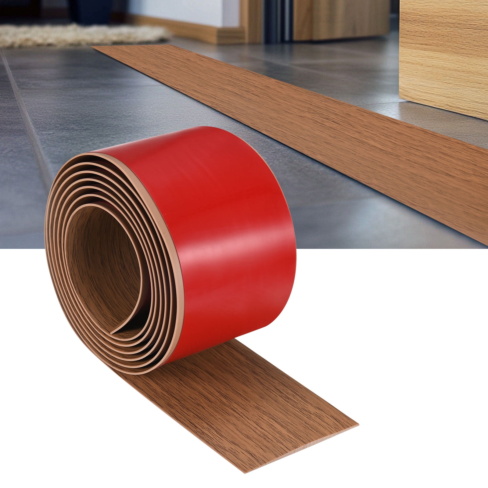 Floor Transition Strip Self Adhesive, 6.56FTx2.99Inch PVC Door ...