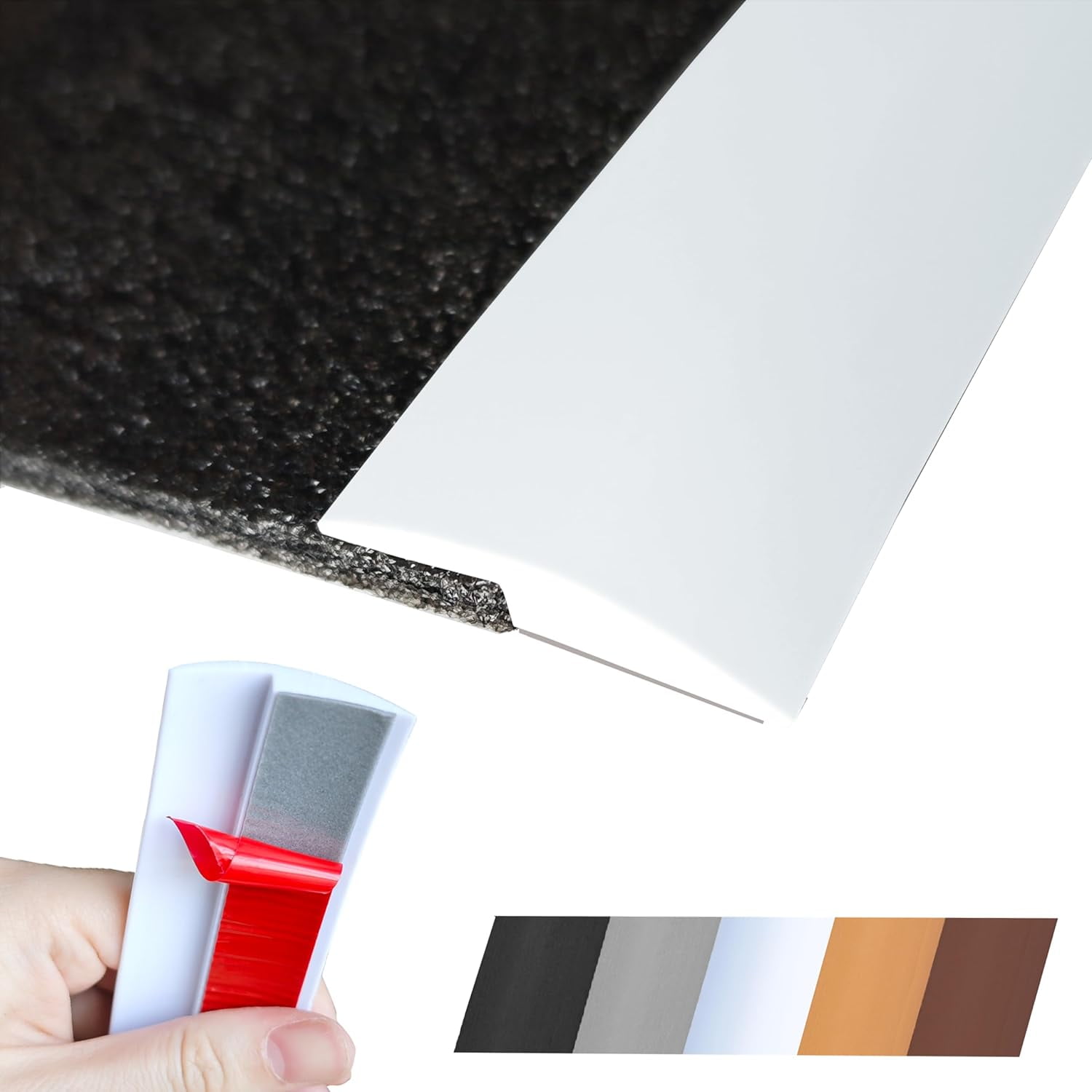 Floor Transition Strip Self Adhesive Carpet Wood Tile Vinyl Flooring ...