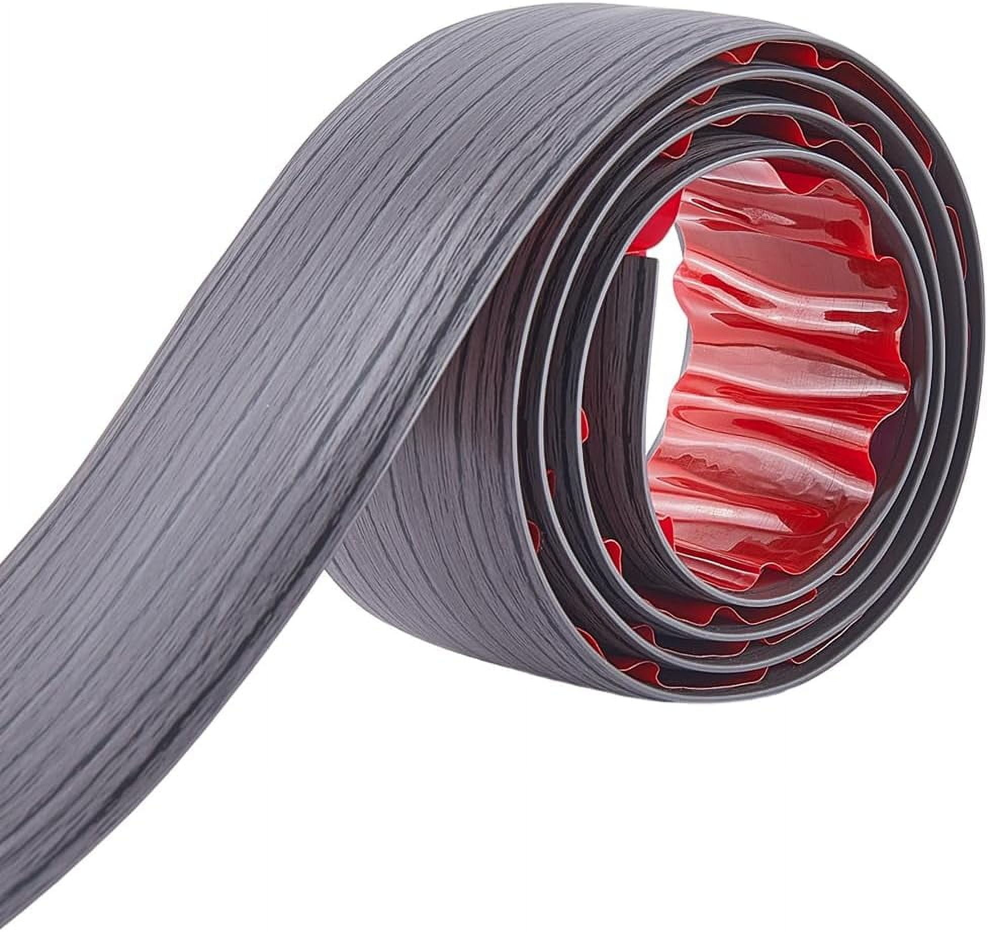 Floor Transition Strip Self Adhesive PVC Cover Edge Trim Wood Grain ...