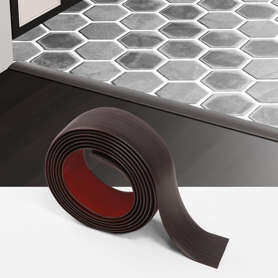 Floor Transition Strip, Self-Adhesive PVC Threshold, Carpet to Hardwood ...