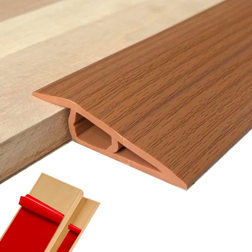 Floor Transition Strips Door Threshold Ramps 72 inch, 1/2'' ~ 3/5 ...