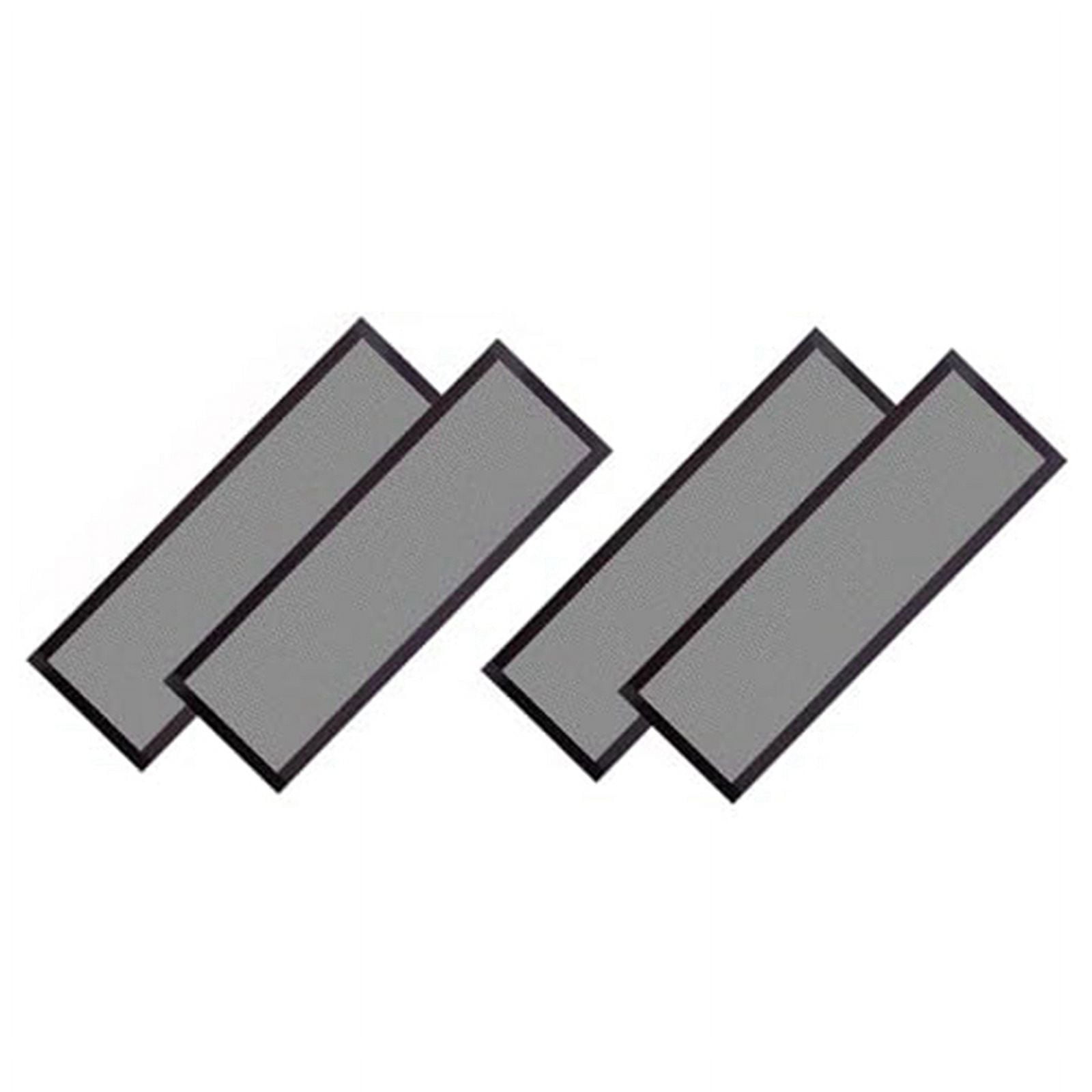 Floor Vent Covers Magnetic PVC Vent Mesh Cover, 4Pack 4 X 12 Inch Black ...