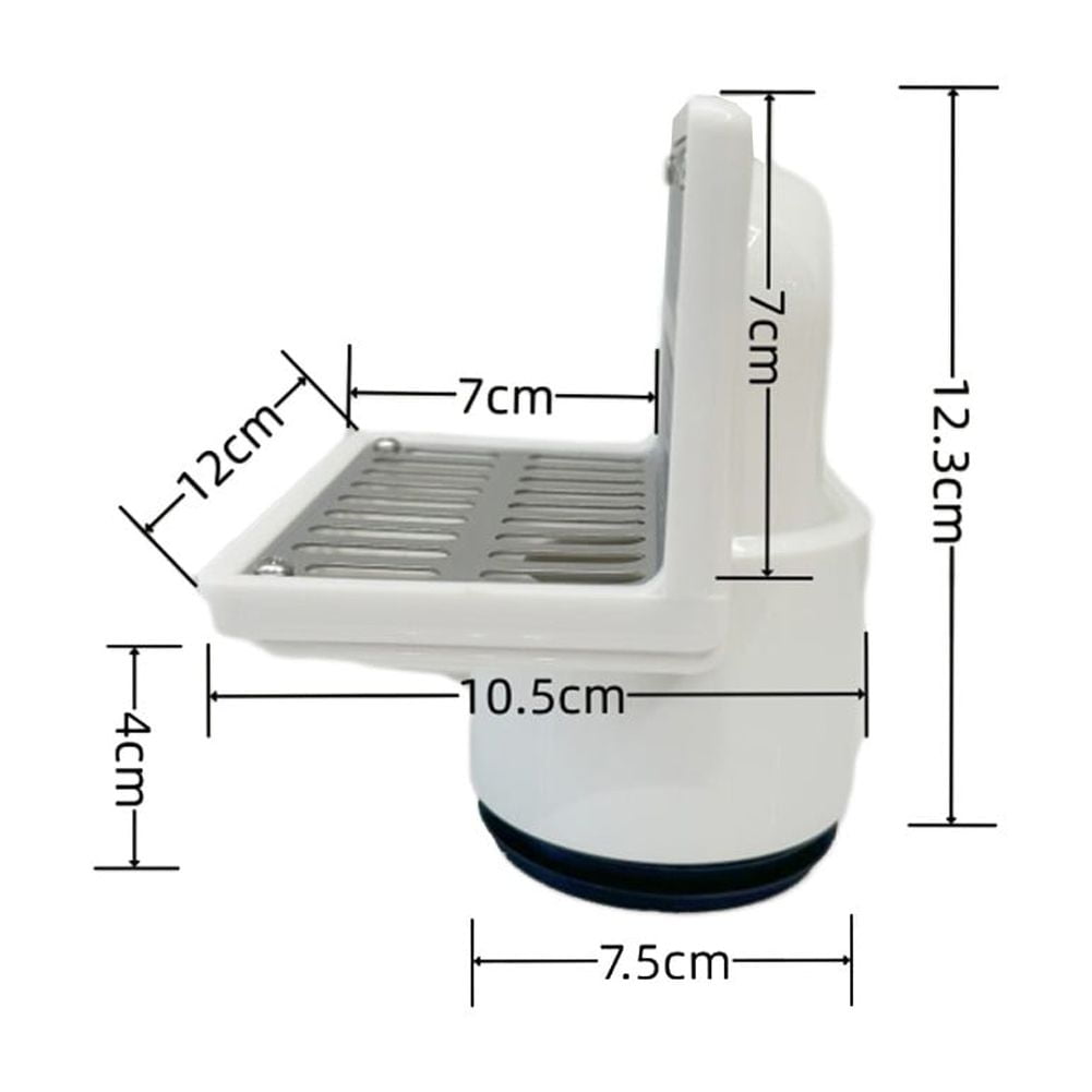 Floor Waste Drain Trap Floor Side Drain Cover Gutter Protector Anti ...
