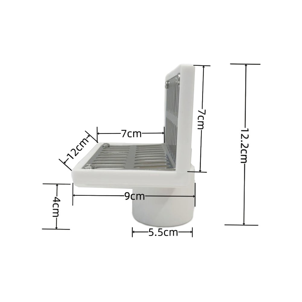 Floor Waste Drain Trap Floor Side Drain Cover Gutter Protector Anti ...