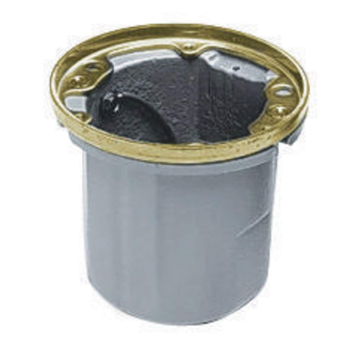 Floor and Wall Boxes, Flush Concrete Floor Box Series, Round, Cast Iron ...