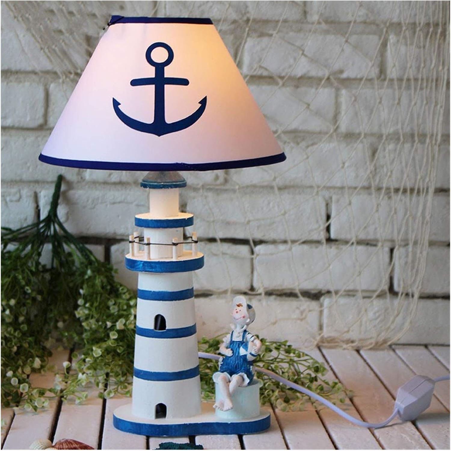 Floor lamp Lighthouse Floor Lamp Retro Ocean Standing Lamp Living Room ...