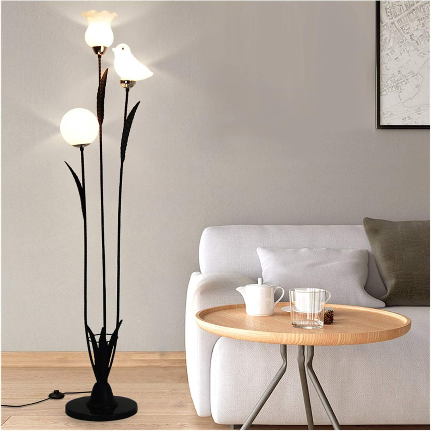Floor lamp Nordic Bird Lamp Floor Lamp Hotel Loft Deco Standing Lamps ...