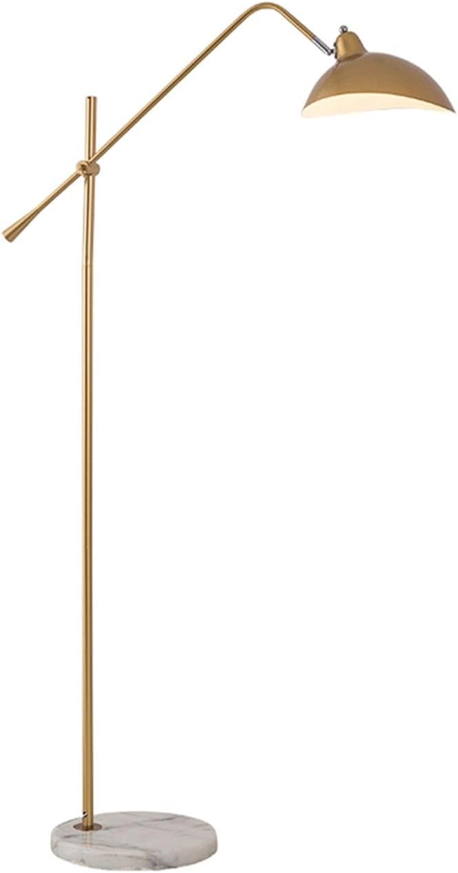 Floor lamp Nordic Gold Simple Floor Lamp Marble Base Standing Lamp ...