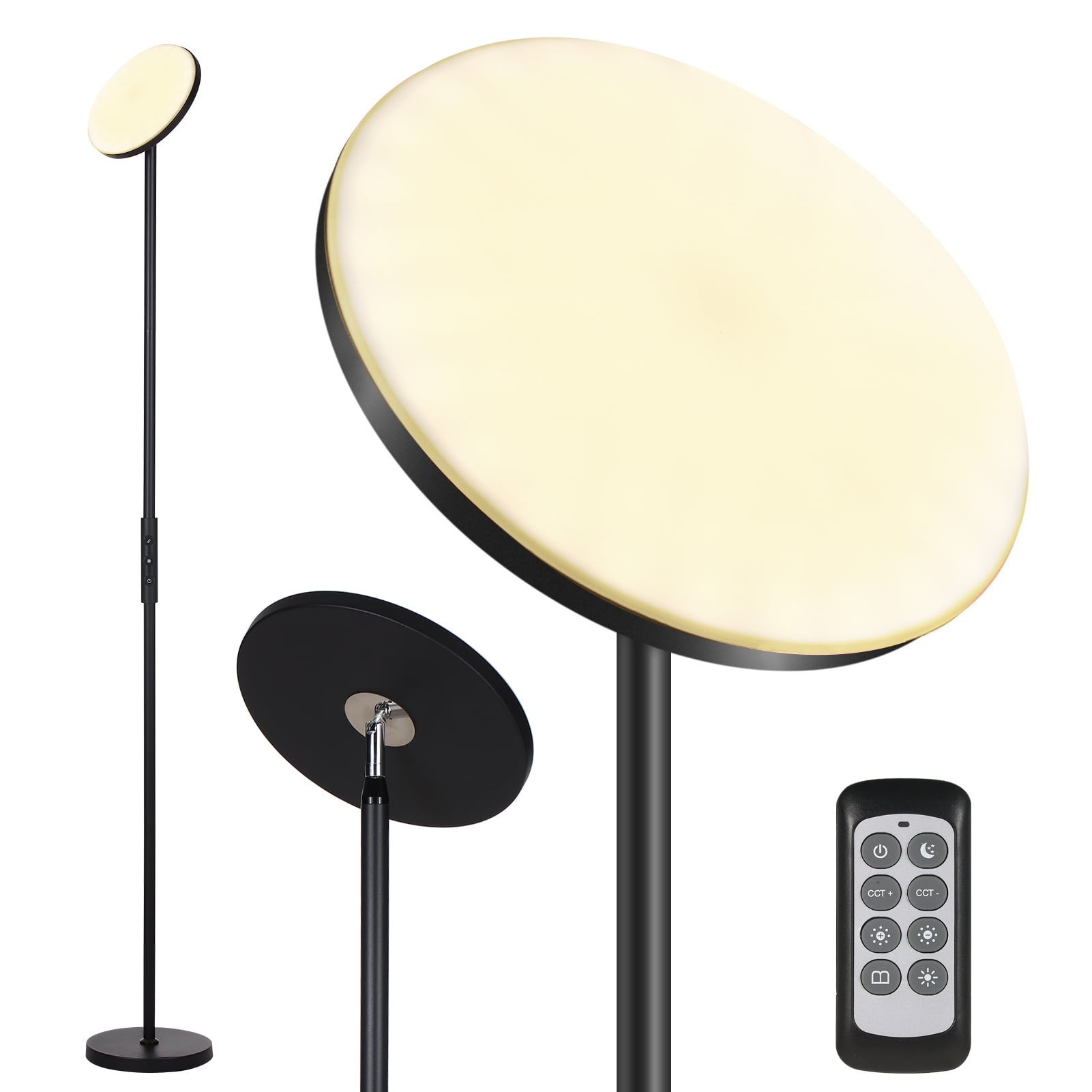 Floor lamp,With Remote Modern Floor Room Bedroom Office Lamp Super ...