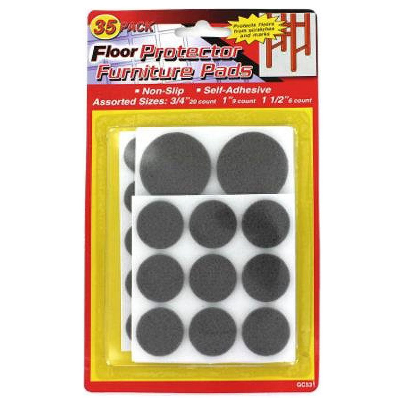 Floor protecting furniture pads - Pack of 24 - Walmart.com
