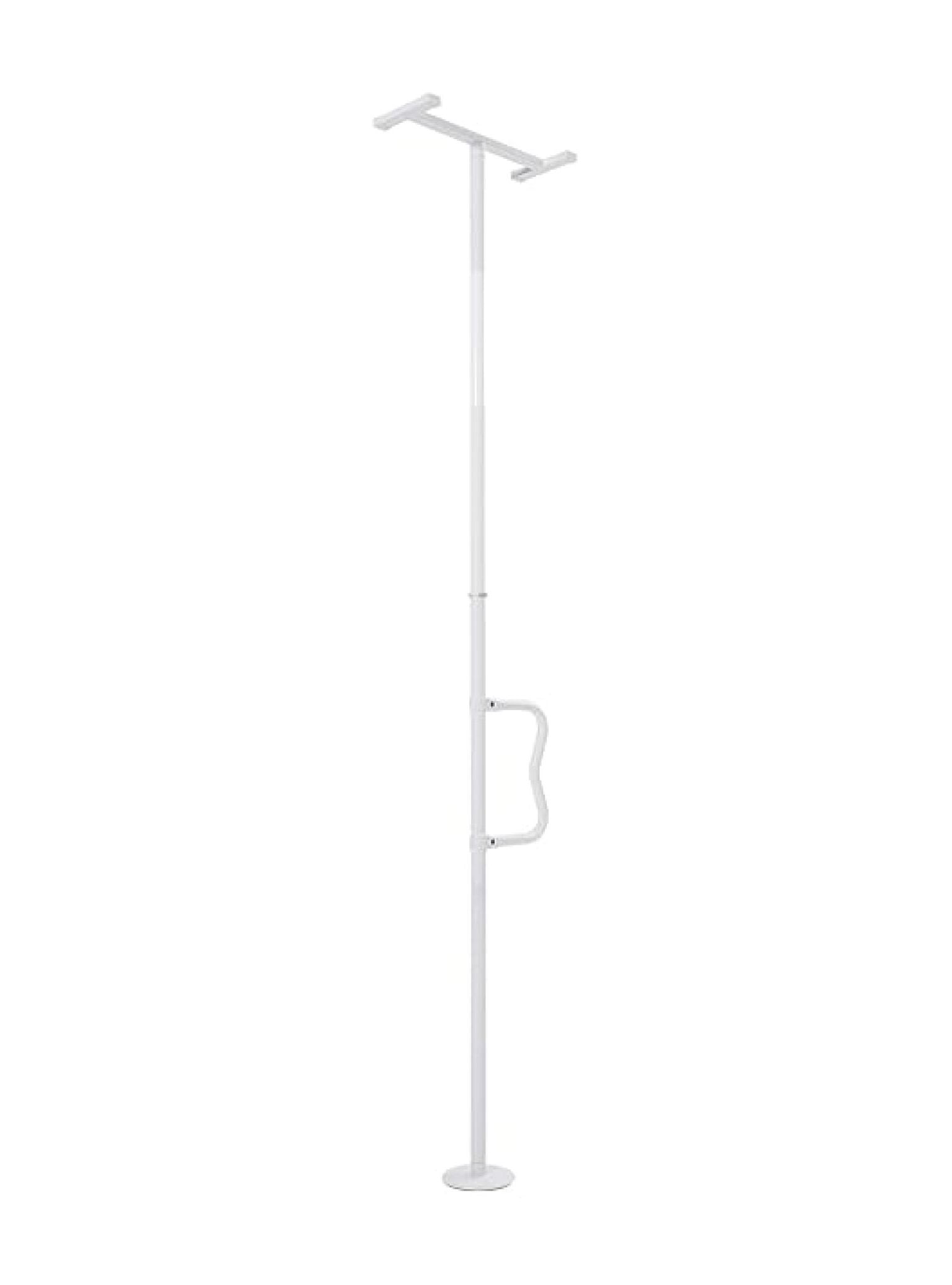 Floor-to-Ceiling Transfer Pole, Tension Mounted Bathroom Grab Bar with ...