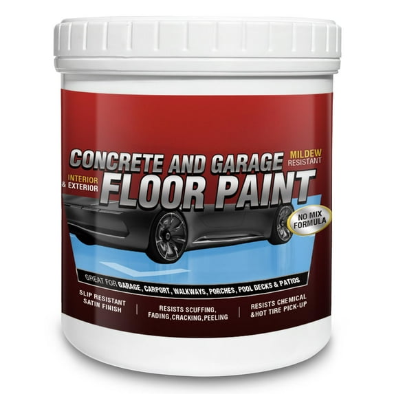 Floor wall paint, oil-based epoxy waterproof coating, non-mixed satin ...