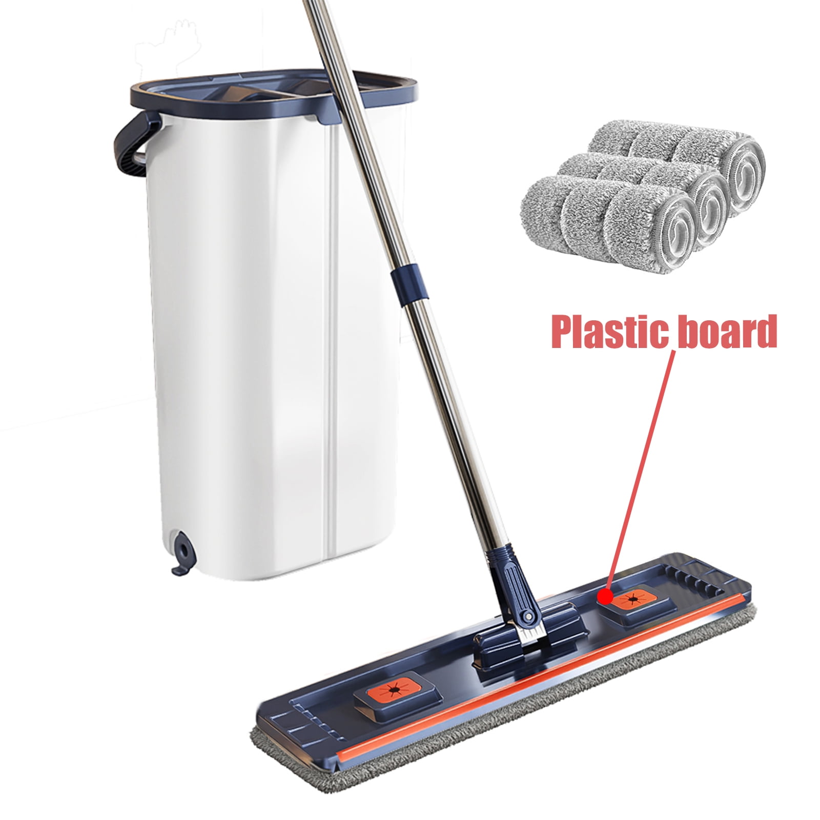 Floor washing mop,, Mop Buckets Separate Clean and Dirty Water,with ...