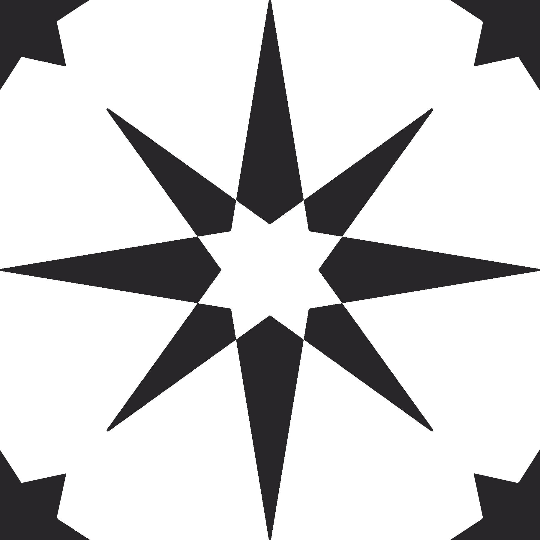 FloorPops Altair Black Peel & Stick Virgin Vinyl Floor Tiles, 12x12 in ...