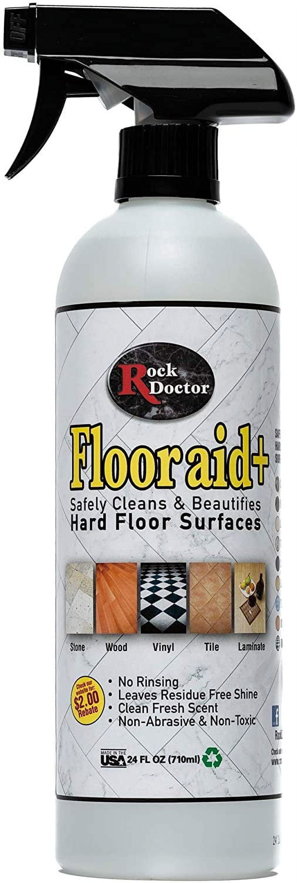 Flooraid Rock Doctor + Multi-Surface Laminate & Hardwood Floor Cleaner ...