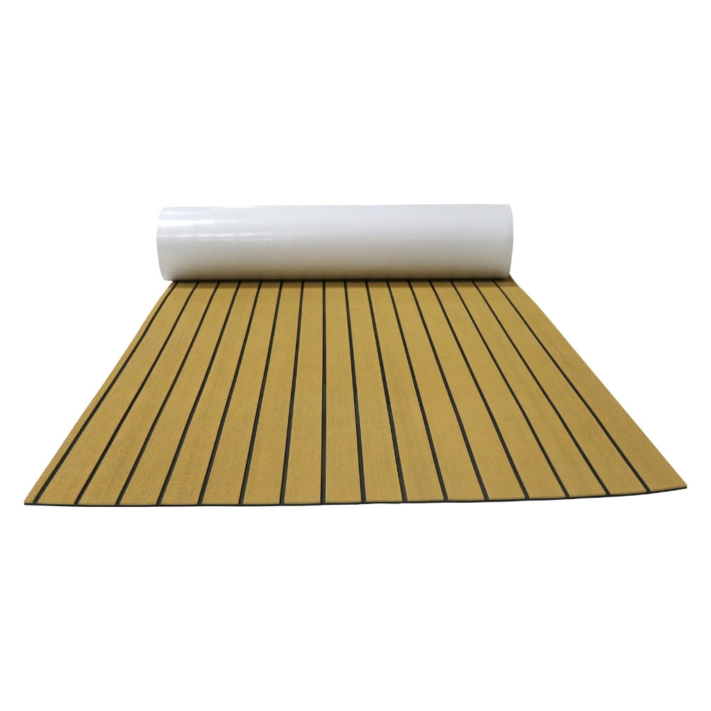 Flooring Decking EVA Foam Faux Teaks Deck Self-Adhesive Decking Sheets ...