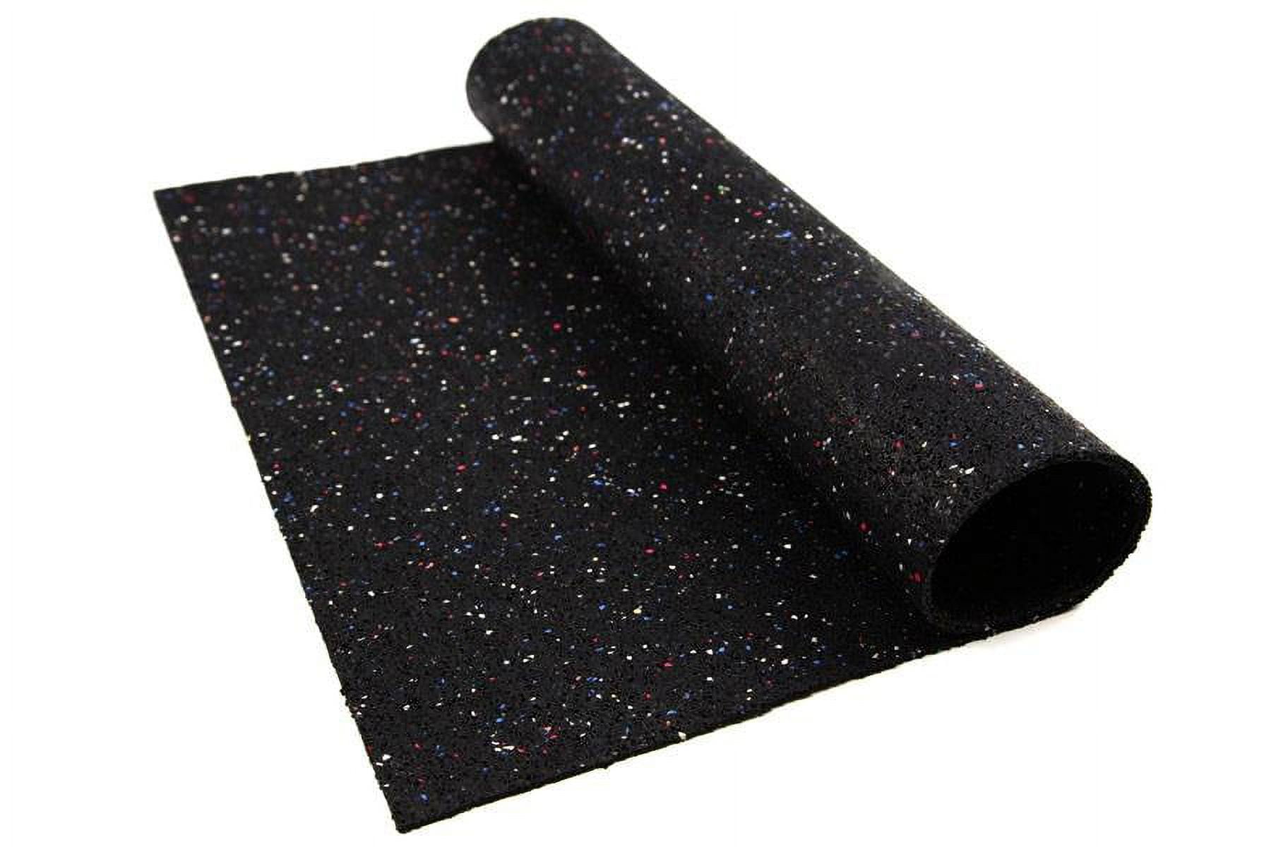 "FlooringInc 1/4"" Thick Confetti Tough Home Workout Exercise Rubber ...