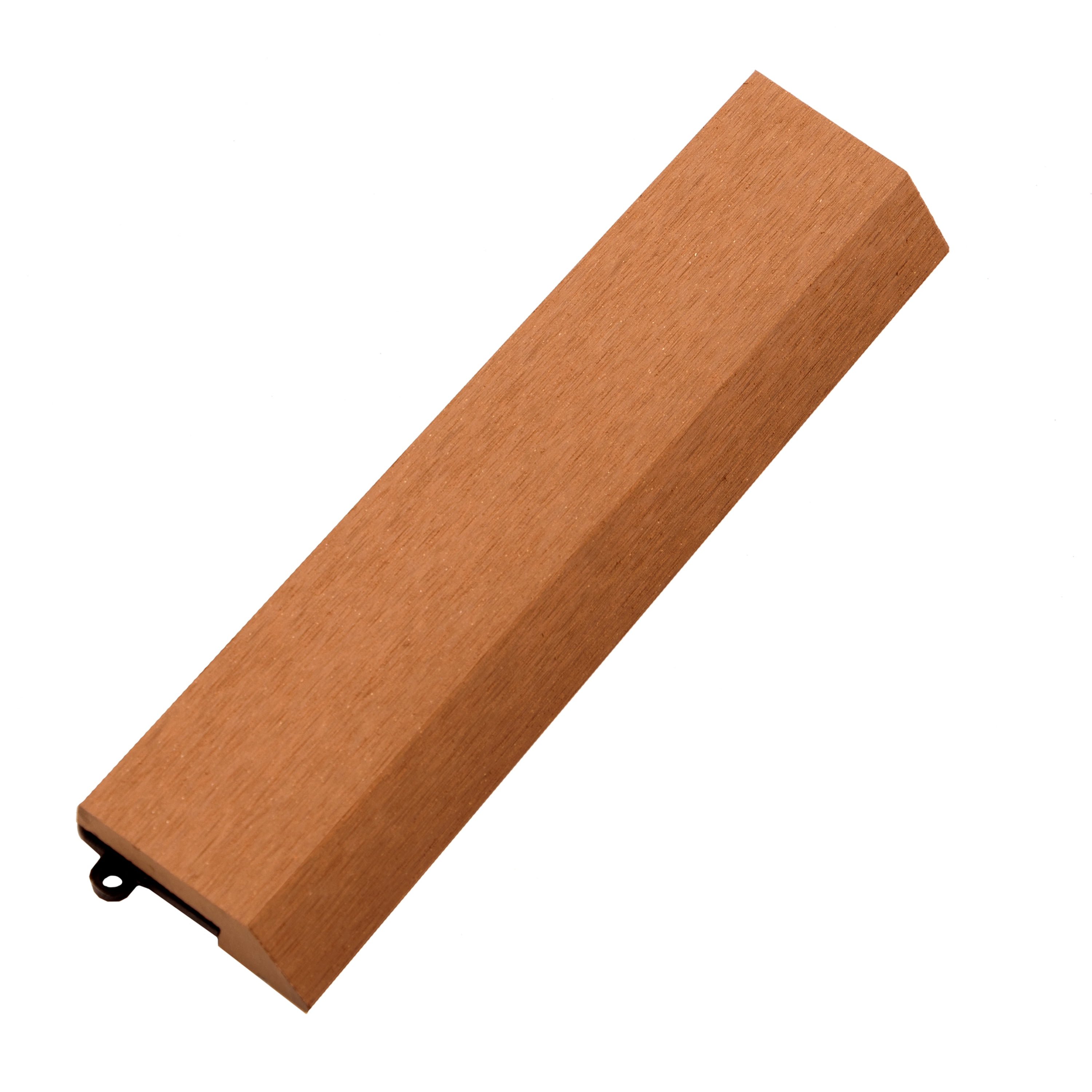 FlooringInc DYI Helios Outdoor Deck Tile Male Edge Piece,12"x3", Red ...