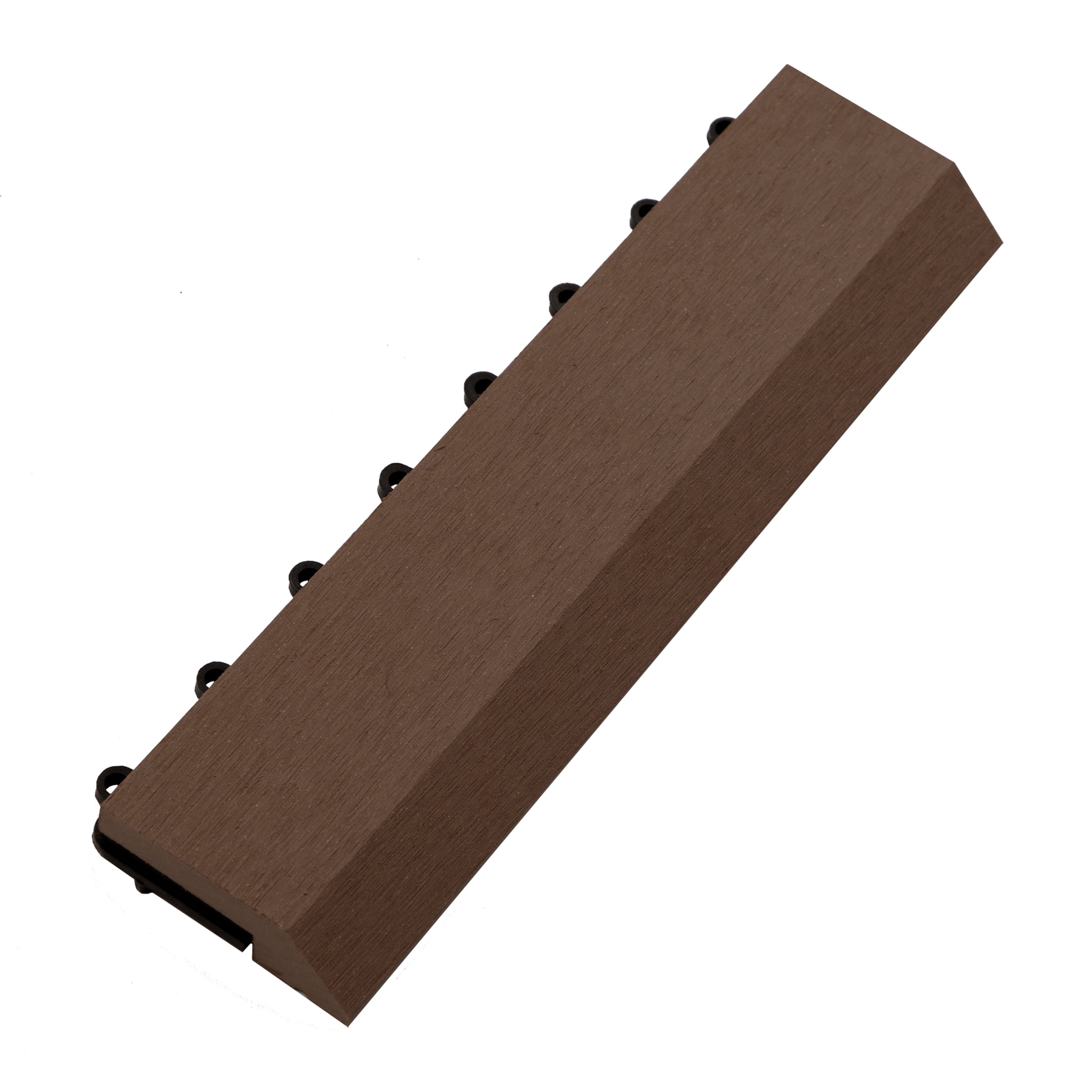 FlooringInc Helios Outdoor Deck Tile Female Edge Piece,12"x3 ...