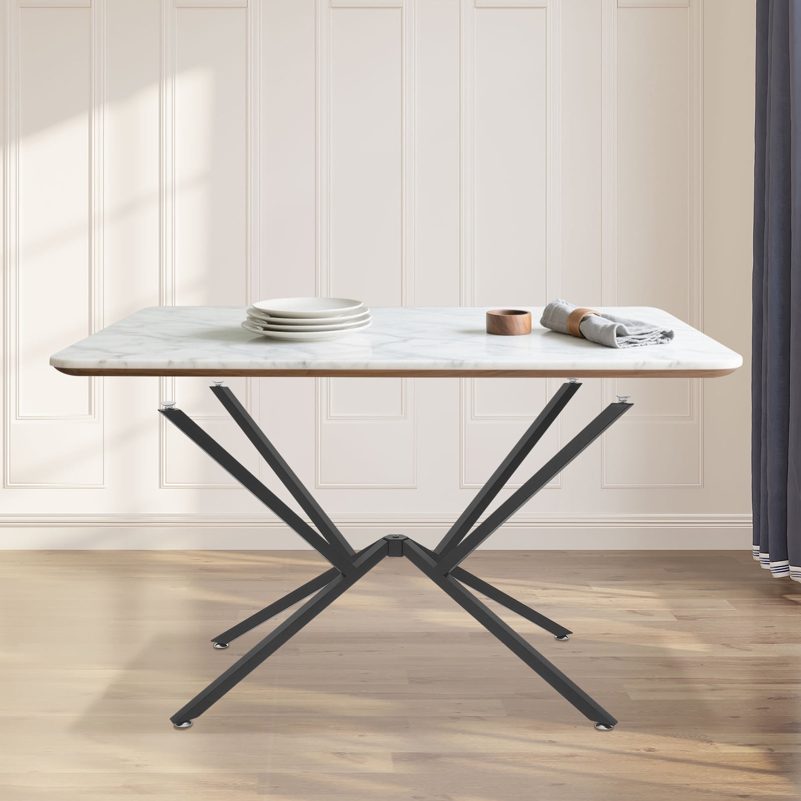 Floorstanding Metal Table Legs, Table Crossed-leg, Modern Table Legs ...