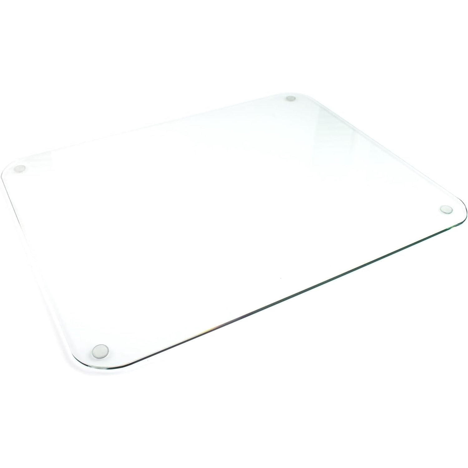 Floortex Glaciermat Reinforced Glass Executive Desk Mat 19" x 24 ...