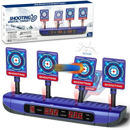Digital Electronic Scoring Shooting Target for Nerf, Auto Reset ...