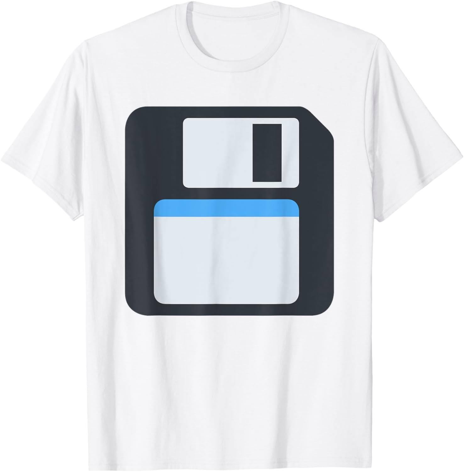 Floppy Disk Costume T-Shirt men and women can wear, black, white, gifts ...
