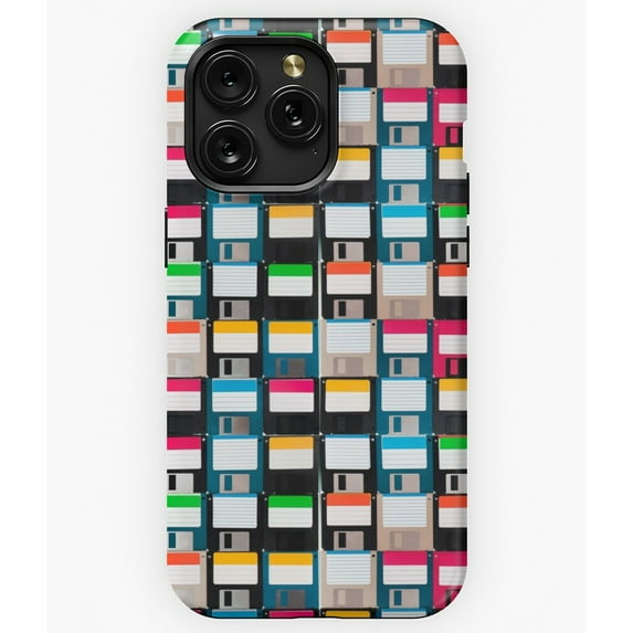 Floppy Disks Retro 90s Computer Technology A10652 Phone Case for iPhone ...