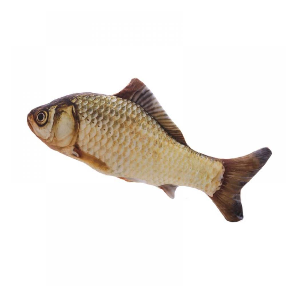 Floppy Fish Cat Toy, Moving Cat Kicker Fish Toy, 12" Realistic Flopping ...