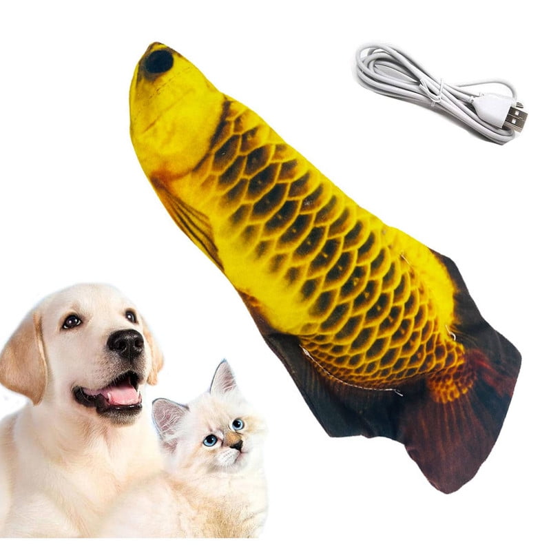 Floppy Fish Cat Toy, Realistic Flopping Fish Rocking Dog Toy, Electric ...