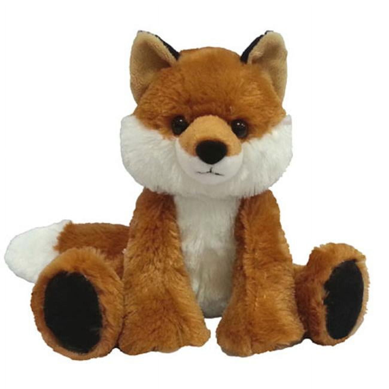 Floppy Friends Fox Plush Toy 7 inch Sitting Furry Friend - Walmart.com