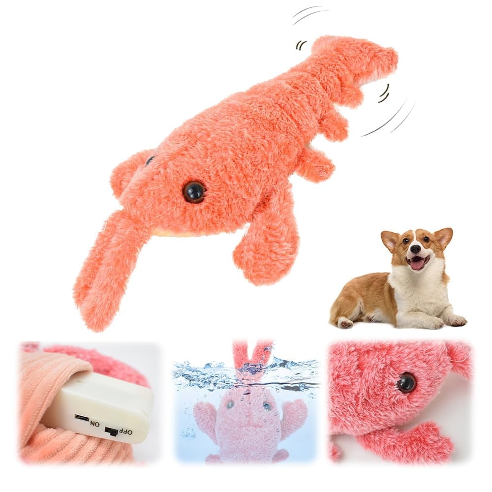 Floppy Lobster Interactive Dog Toy, 2025 Upgrade Calming Dog Toys for ...