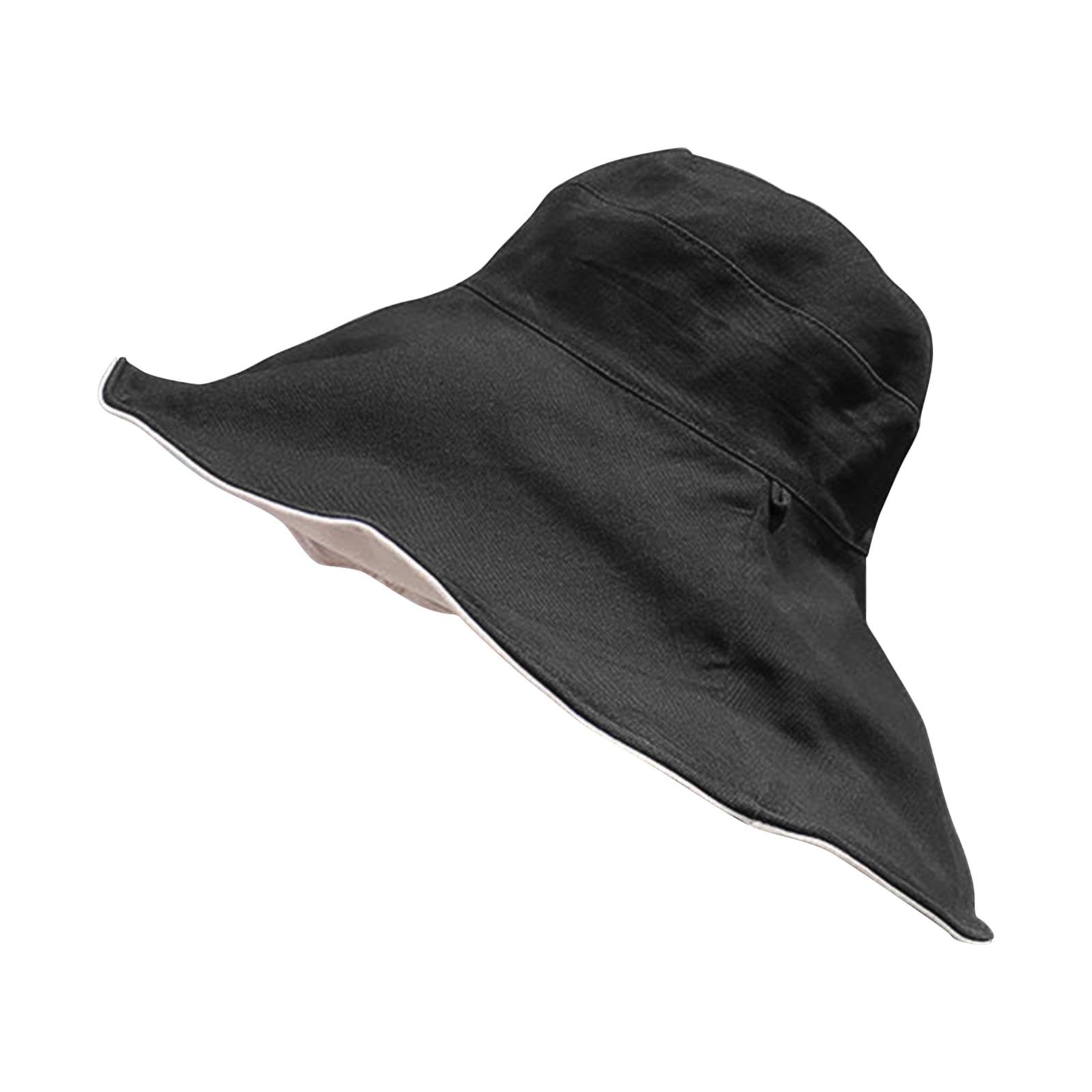 Floppy Sun Hats for Women, Yigetop Women's Reversible Bucket Hat Uv Protection Packable Travel ...