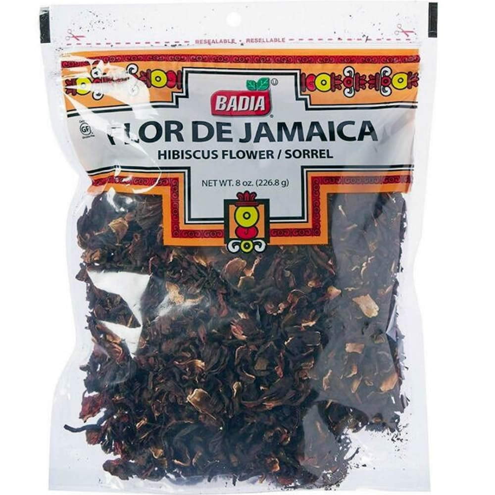 Badia Flor De Jamaica, Hibiscus Flower Whole, 8 Oz - Walmart.com